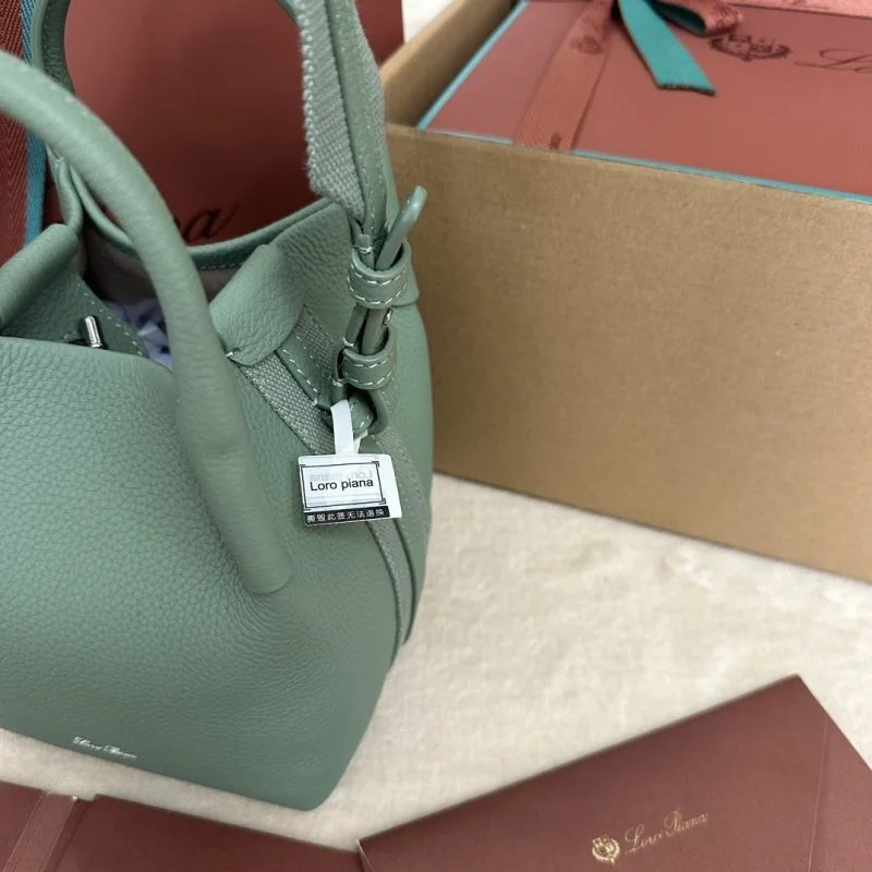 Value-priced Loro Piana Bucket Bags