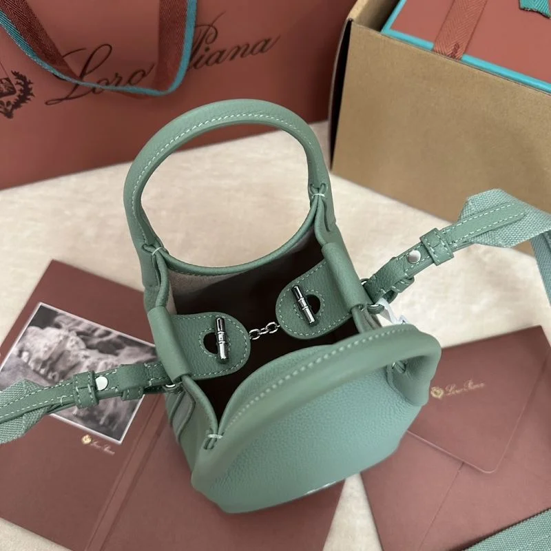 Value-priced Loro Piana Bucket Bags