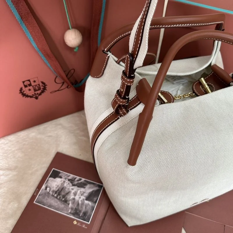 Brand-original Loro Piana Bucket Bags