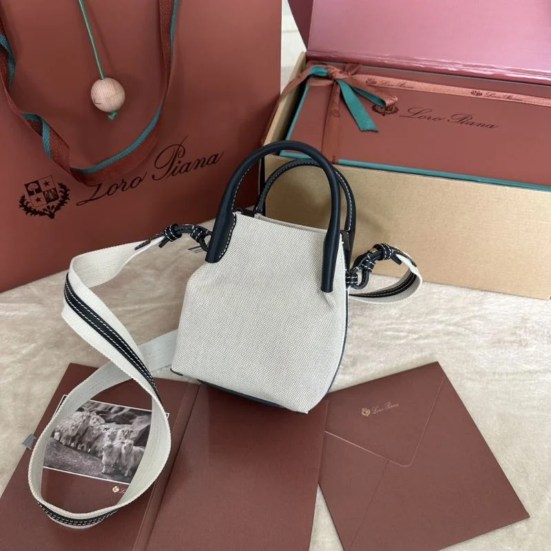 Brand-original Loro Piana Bucket Bags