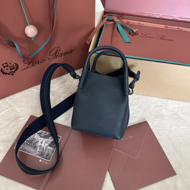 Real Loro Piana Bucket Bags