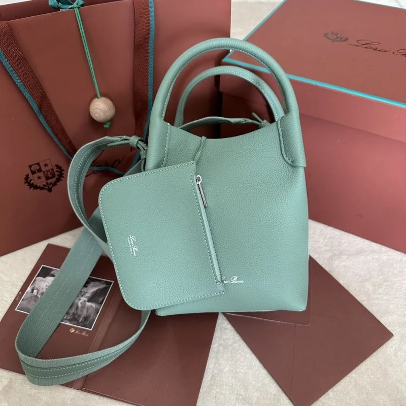 Brand-authenticated Loro Piana Bucket Bags