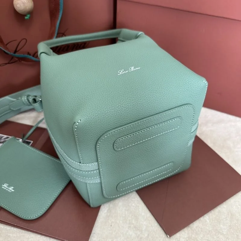 Brand-authenticated Loro Piana Bucket Bags