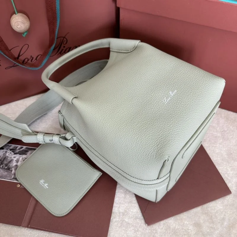 Brand-authenticated Loro Piana Bucket Bags