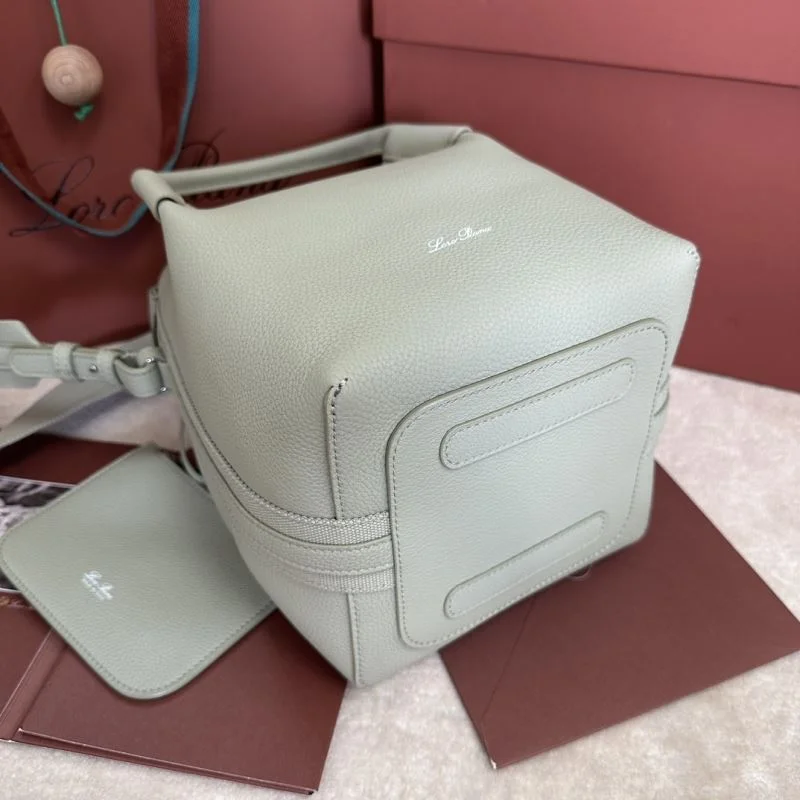 Brand-authenticated Loro Piana Bucket Bags