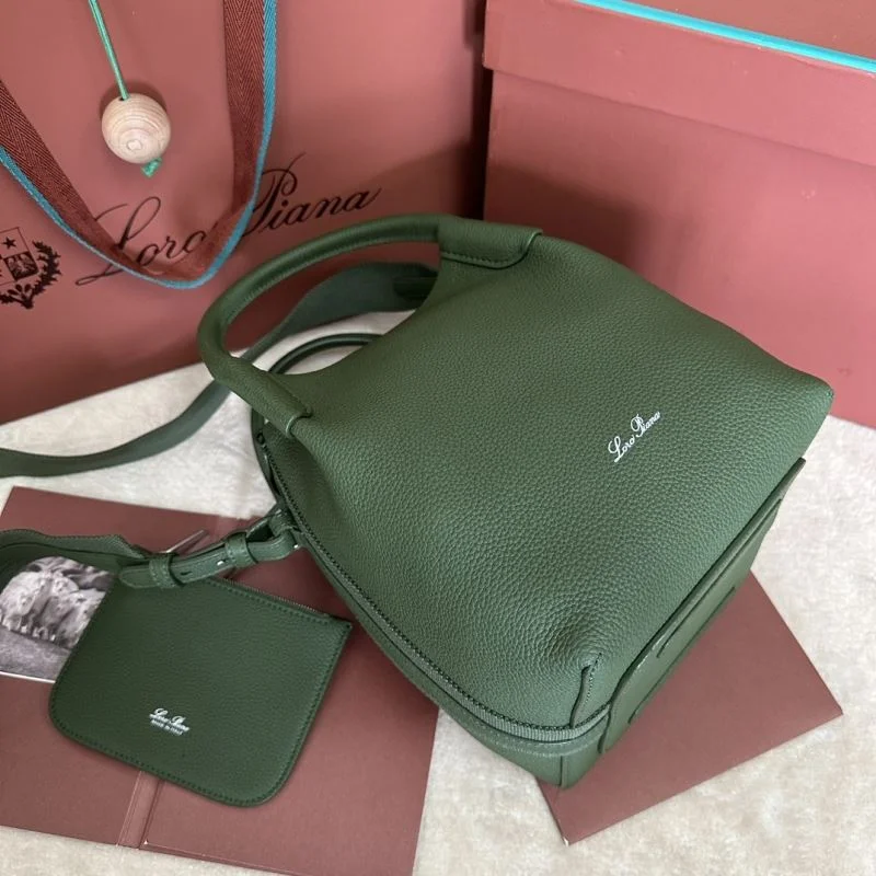 Brand-authenticated Loro Piana Bucket Bags