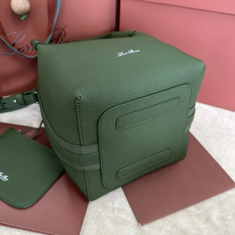 Brand-authenticated Loro Piana Bucket Bags
