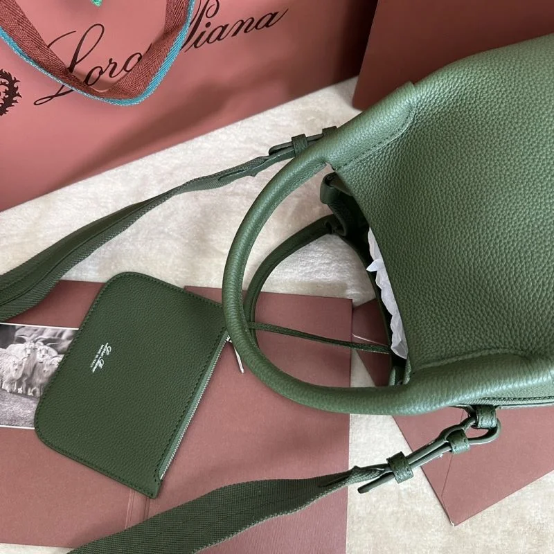 Brand-authenticated Loro Piana Bucket Bags