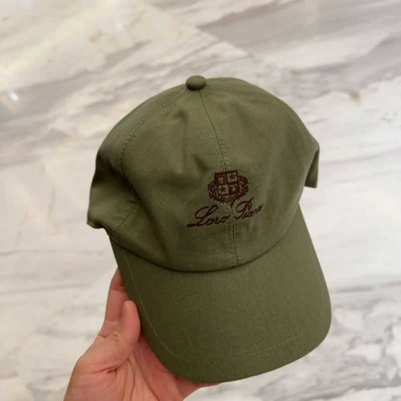 Brand-authenticated Loro Piana Caps