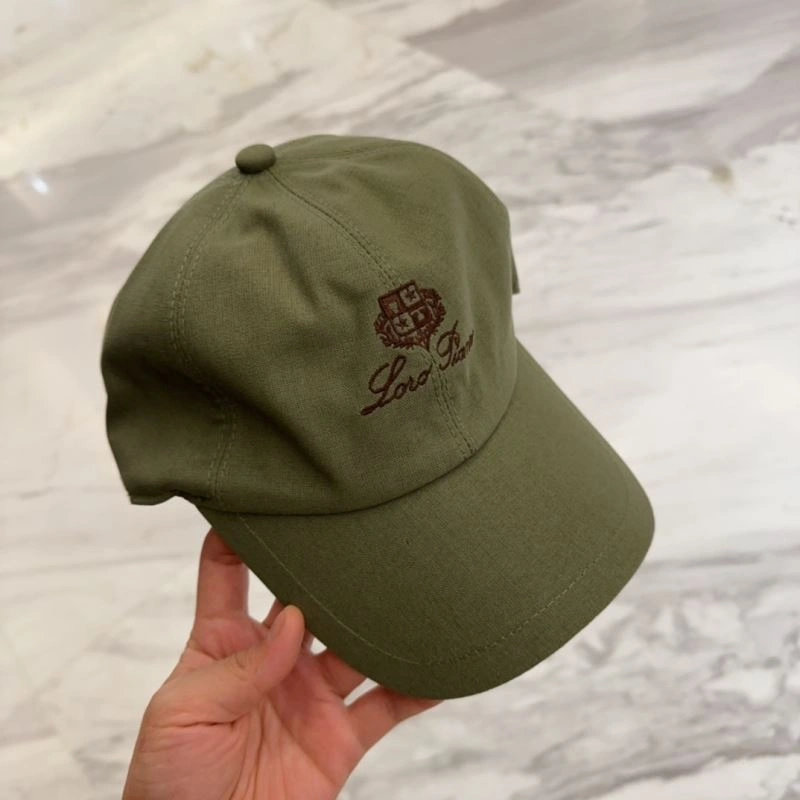 Brand-authenticated Loro Piana Caps