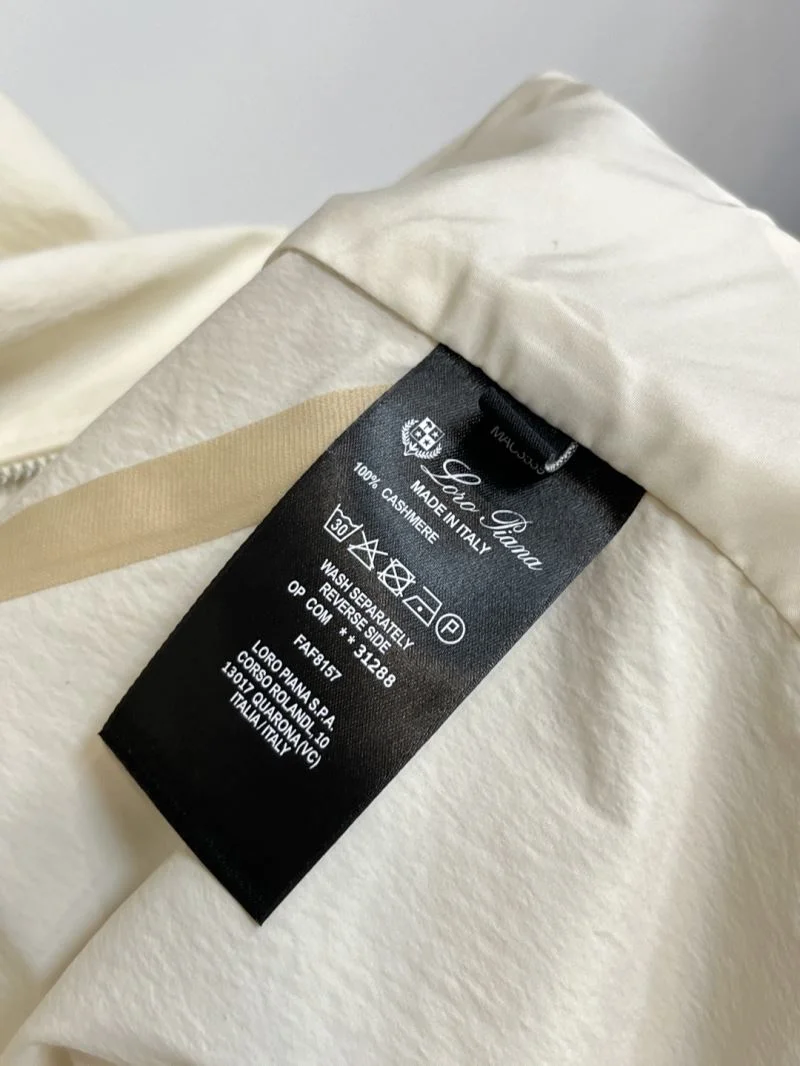 High fidelity Loro Piana Outwear
