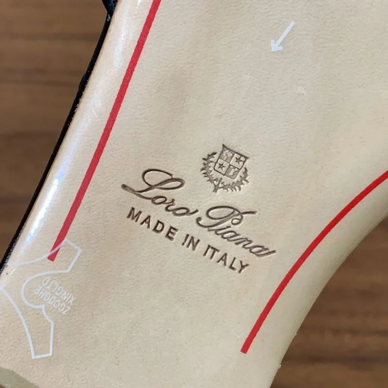 Brand-authenticated Loro Piana Sandals