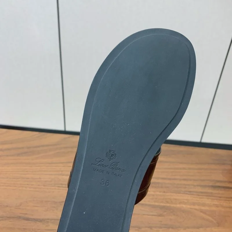 Brand-authenticated Loro Piana Sandals