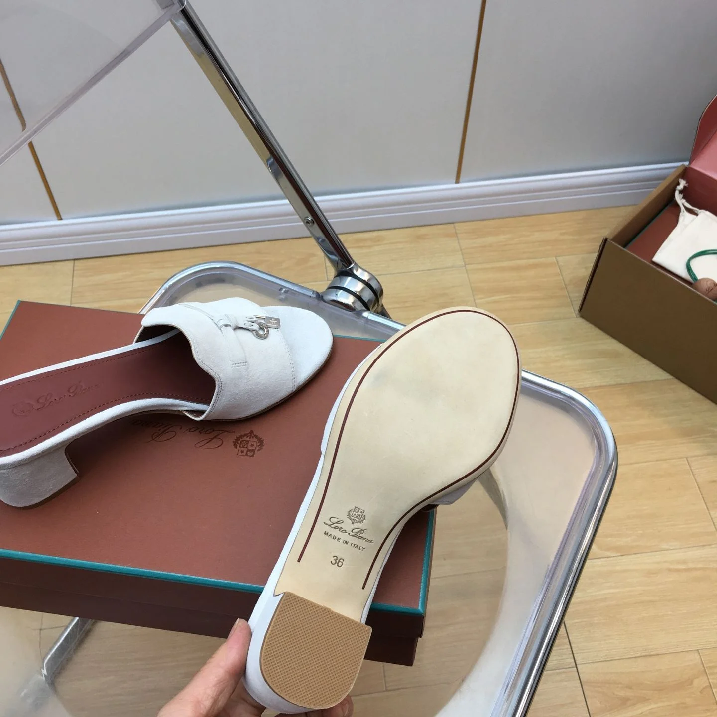 Value-priced Loro Piana Sandals