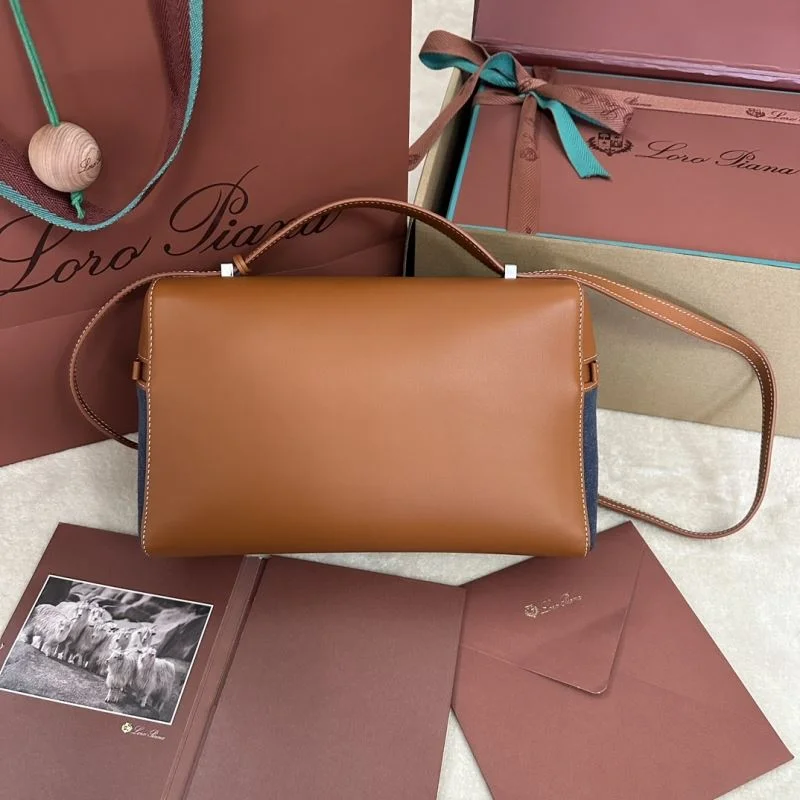 Brand-authenticated Loro Piana Satchel Bags