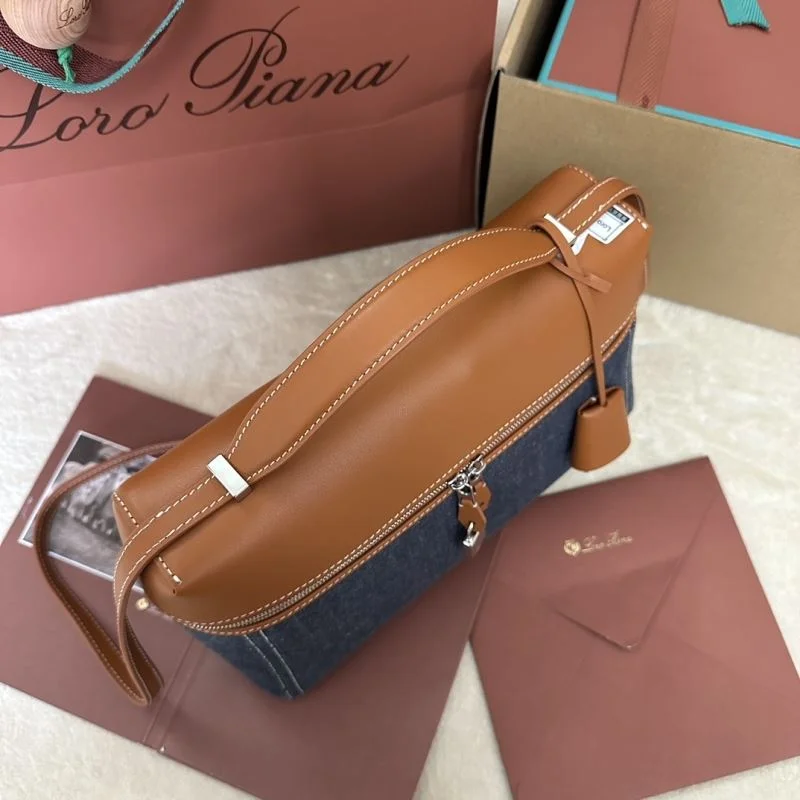 Brand-authenticated Loro Piana Satchel Bags