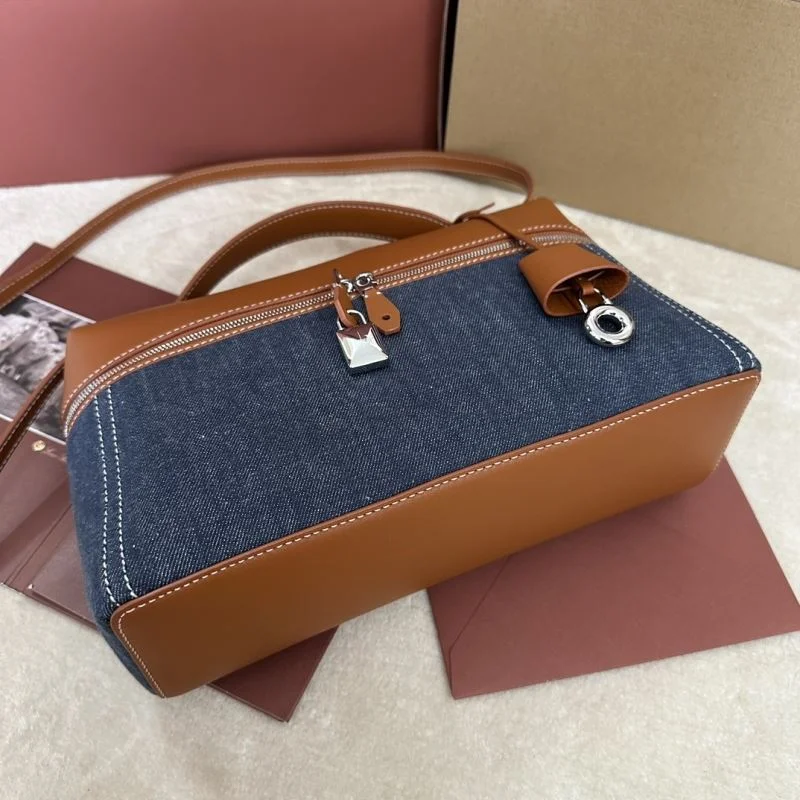 Brand-authenticated Loro Piana Satchel Bags