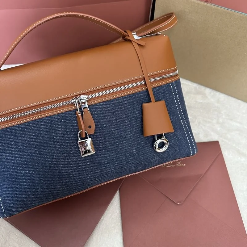 Brand-authenticated Loro Piana Satchel Bags