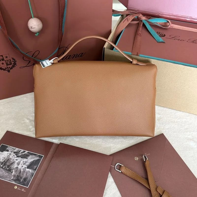 Brand-authenticated Loro Piana Satchel Bags
