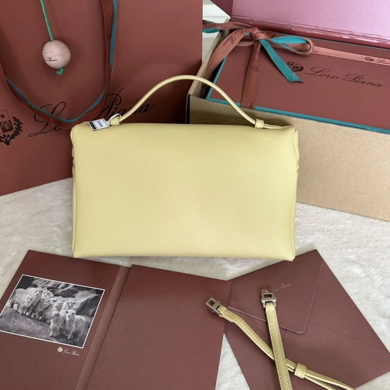 Brand-authenticated Loro Piana Satchel Bags