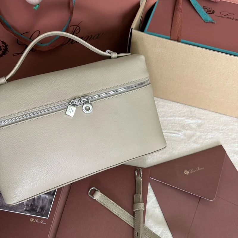 Brand-authenticated Loro Piana Satchel Bags