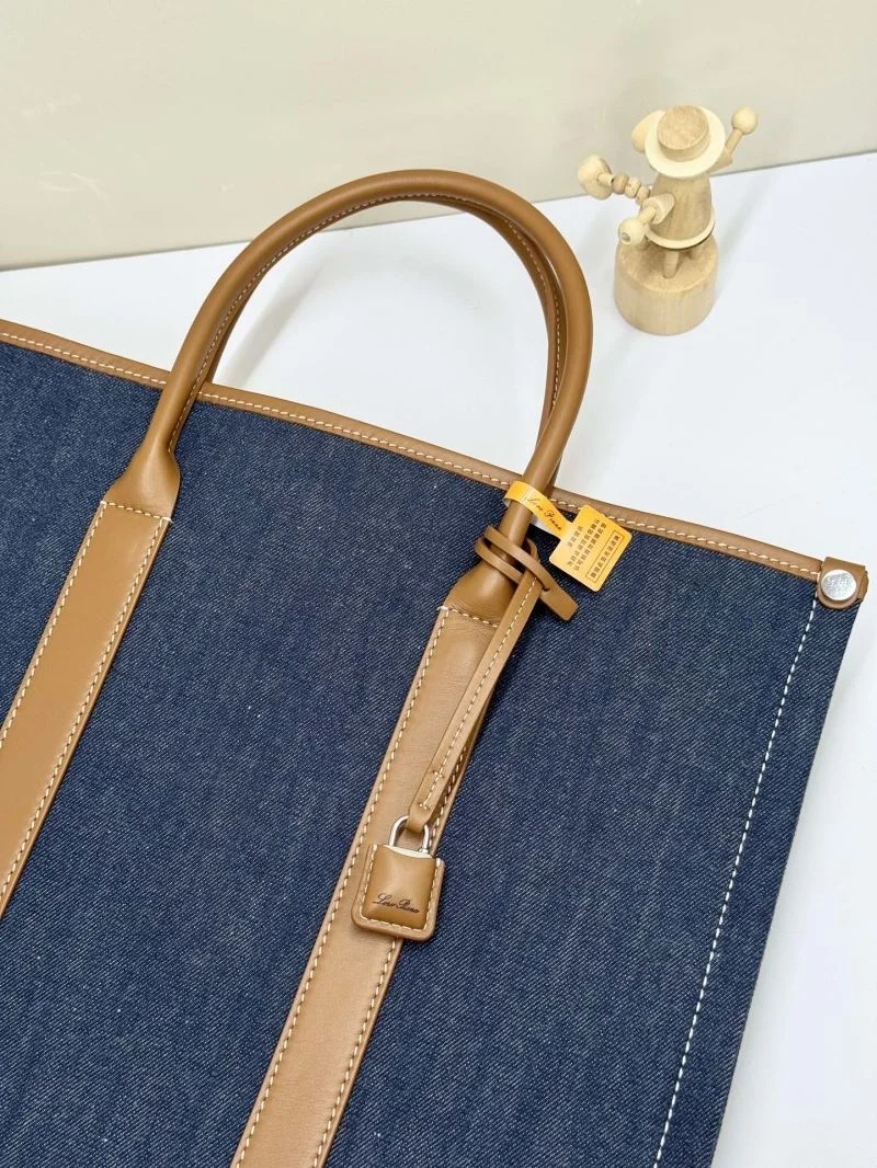 Brand-authenticated Loro Piana Shopping Bags