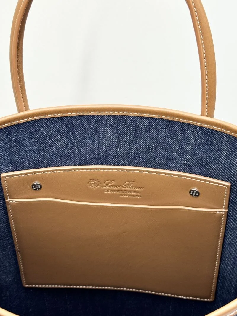 Brand-authenticated Loro Piana Shopping Bags
