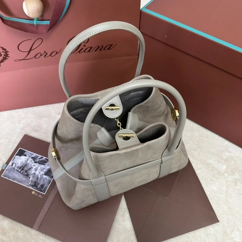 Brand-authenticated Loro Piana Shopping Bags
