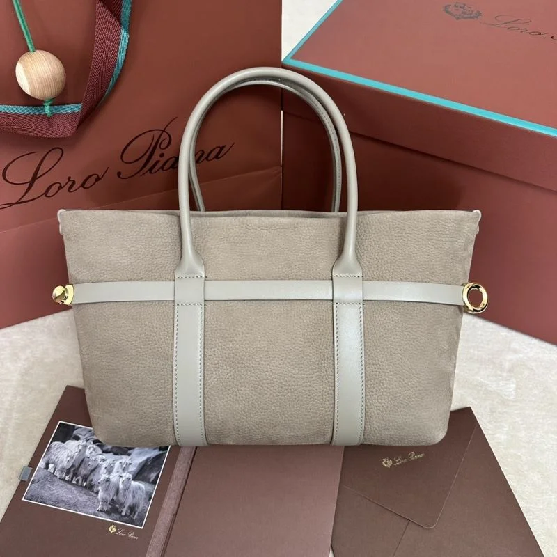 Brand-authenticated Loro Piana Shopping Bags