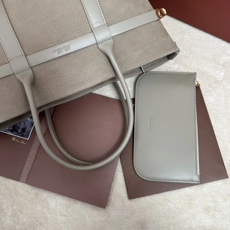 Brand-authenticated Loro Piana Shopping Bags