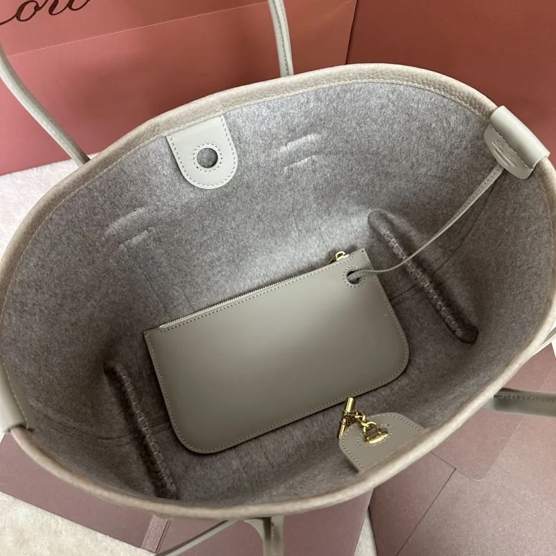 Brand-authenticated Loro Piana Shopping Bags