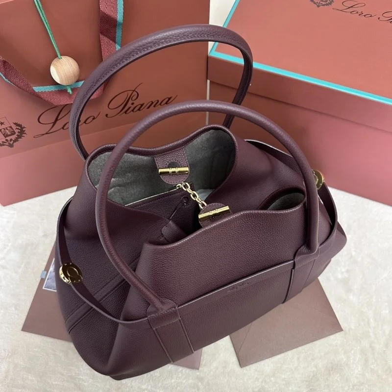 Brand-authenticated Loro Piana Shopping Bags