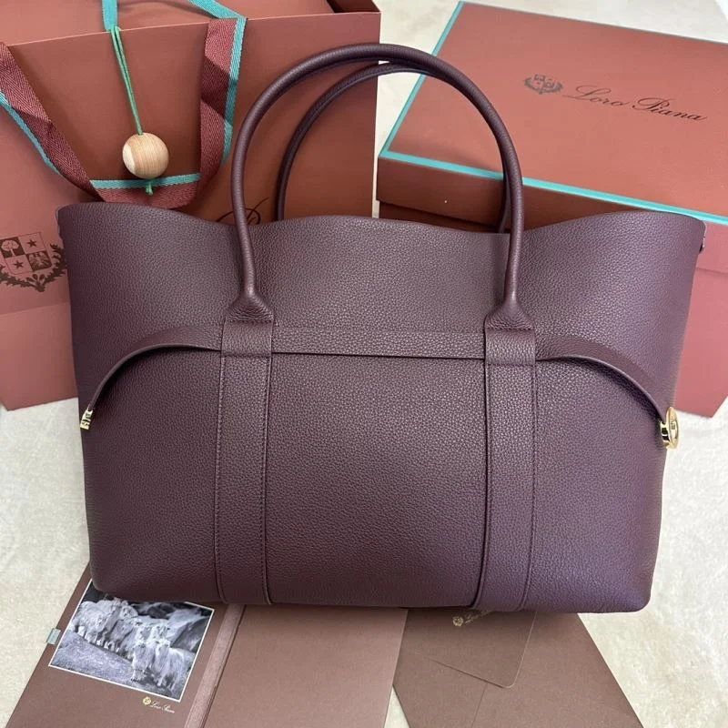 Brand-authenticated Loro Piana Shopping Bags