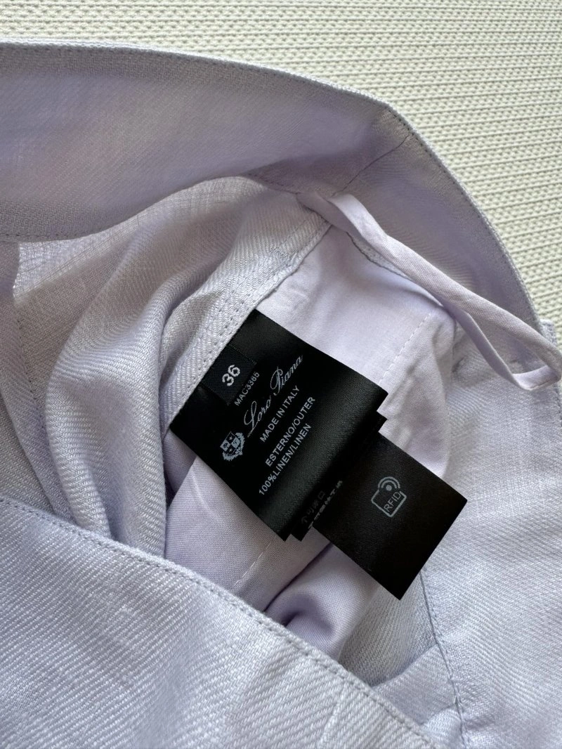 Exact replica Loro Piana Short Pants
