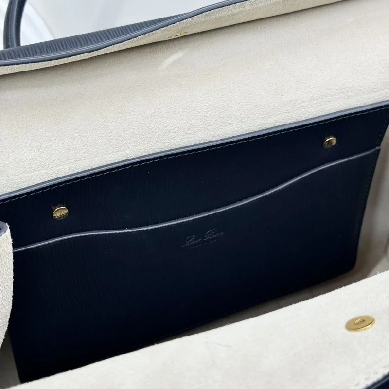 Brand-authenticated Loro Piana Top Handle Bags