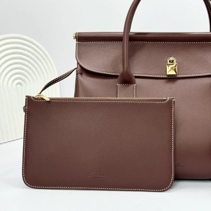 Authentic Loro Piana Top Handle Bags