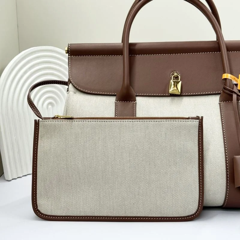 Discounted Loro Piana Top Handle Bags