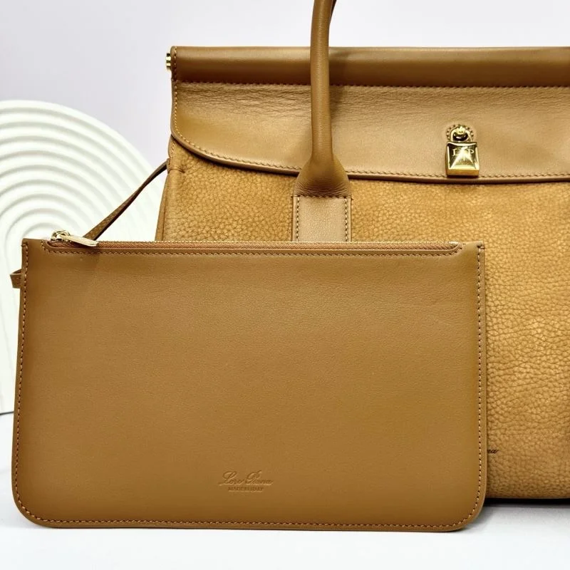 Indistinguishable Loro Piana Top Handle Bags
