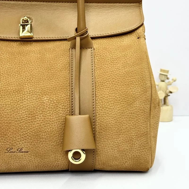 Indistinguishable Loro Piana Top Handle Bags
