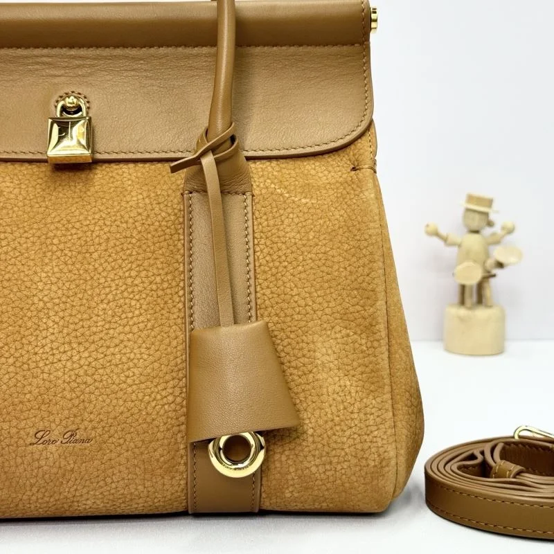 Discounted Loro Piana Top Handle Bags