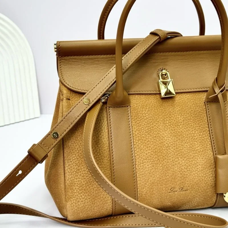 Discounted Loro Piana Top Handle Bags