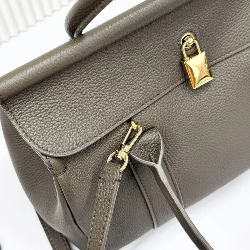 Brand-original Loro Piana Top Handle Bags