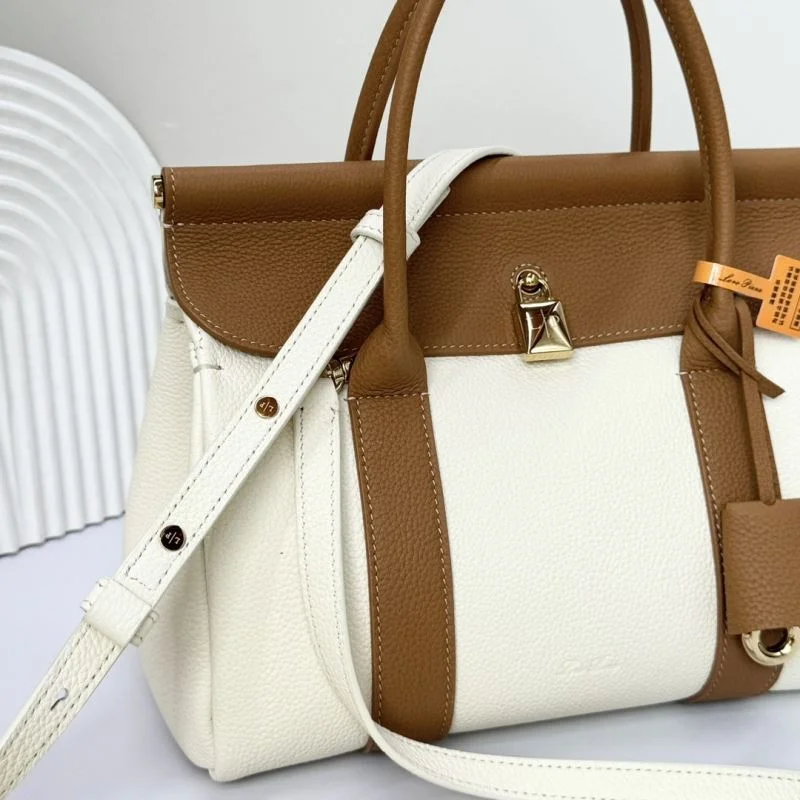 Genuine Loro Piana Top Handle Bags