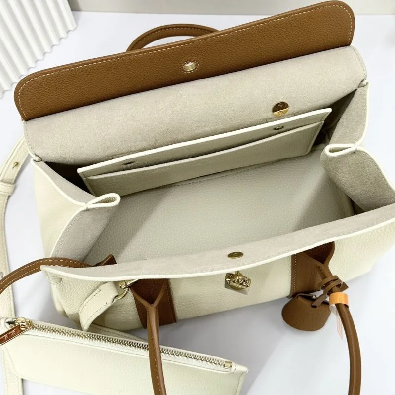 Genuine Loro Piana Top Handle Bags