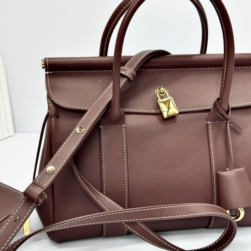 Real Loro Piana Top Handle Bags
