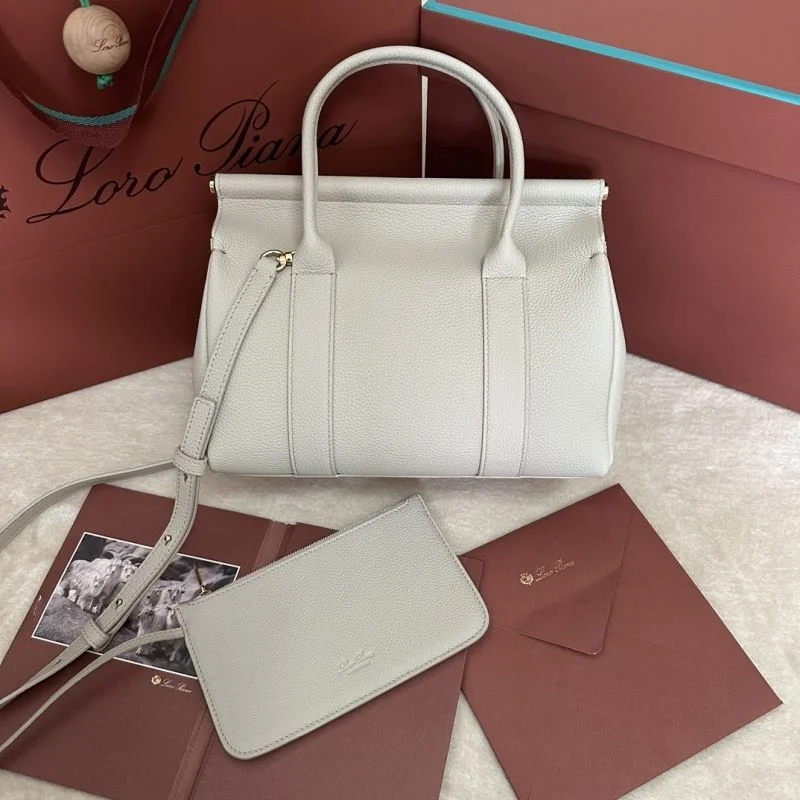 Authentic Loro Piana Top Handle Bags