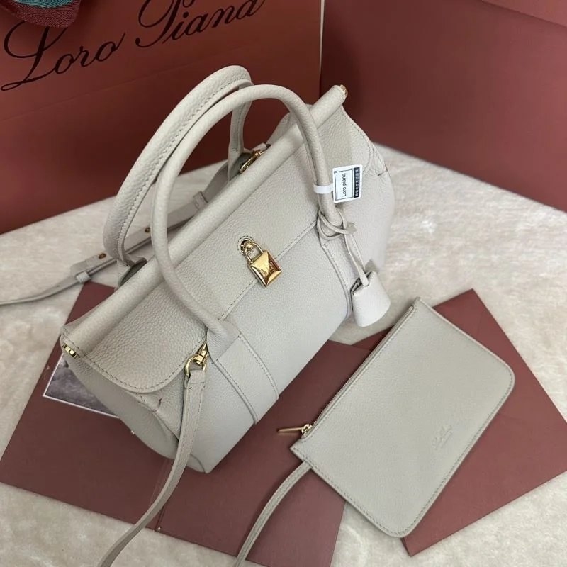 Authentic Loro Piana Top Handle Bags
