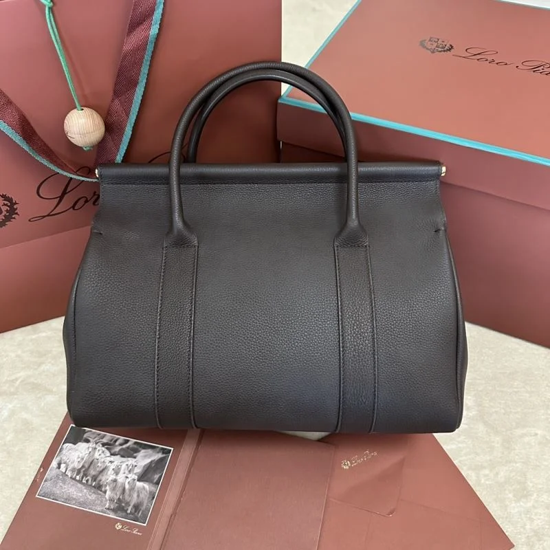 Bargain Loro Piana Top Handle Bags