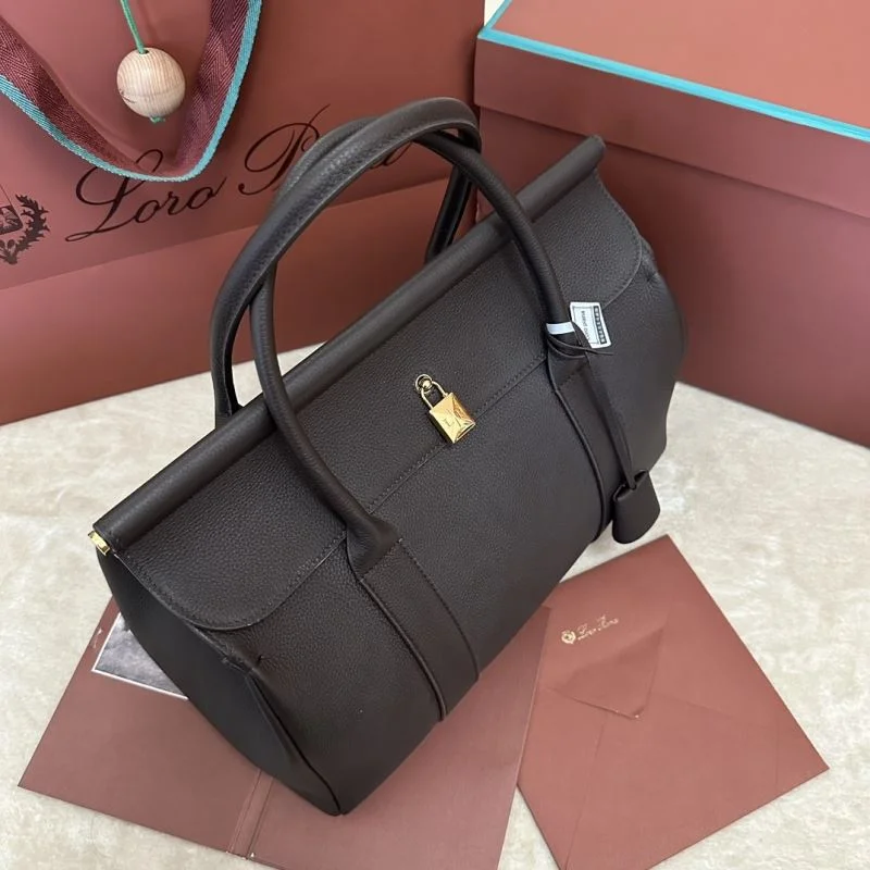 Bargain Loro Piana Top Handle Bags