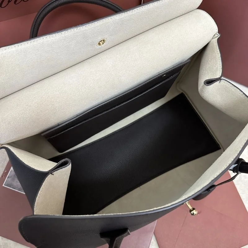 Bargain Loro Piana Top Handle Bags